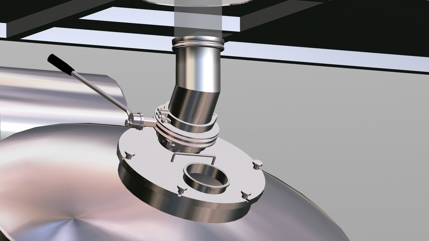 Sweco to V Blender Stackup - Post Material Handling